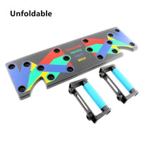 🌈Multifunctional Folding Push-up Fitness Board Sports Abdominal Device ...